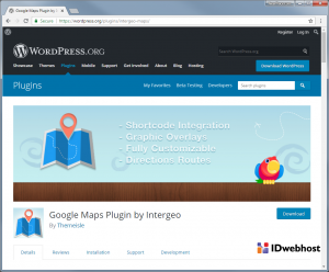 Cara Menambahkan Google Maps di WordPress Menggunakan Intergeo