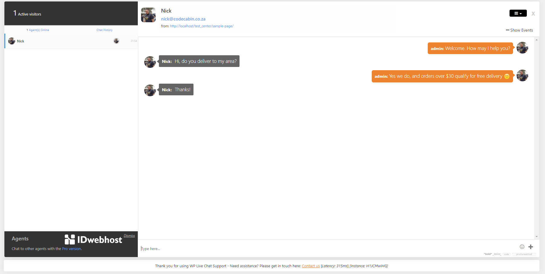 Cara Mudah Memasang Live Chat Support di WP - IDwebhost