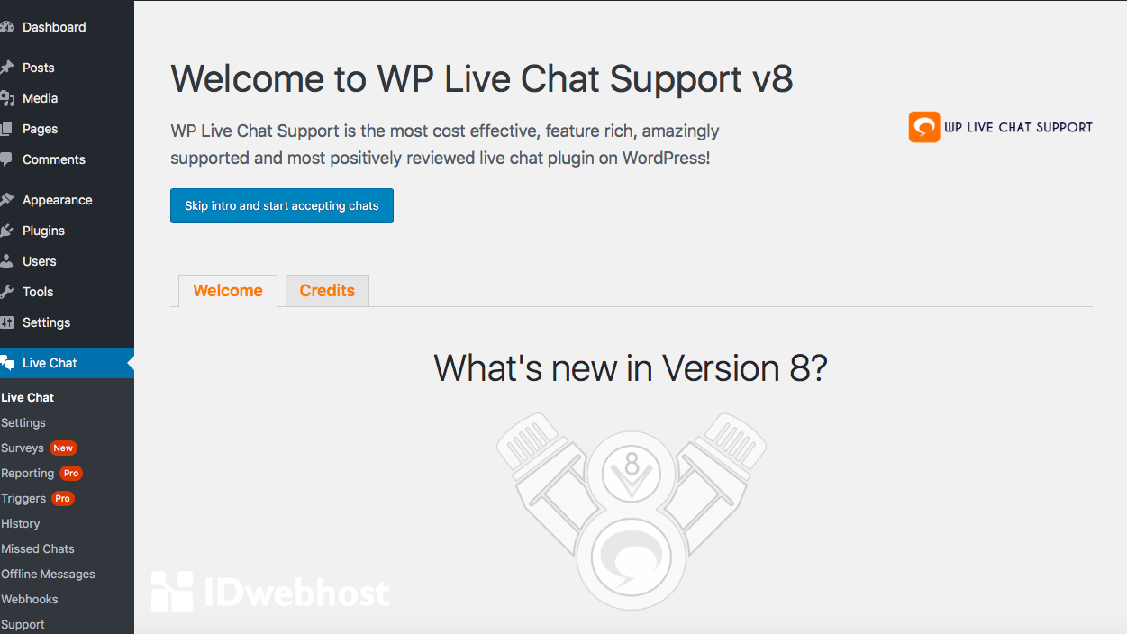 Cara Mudah Memasang Live Chat Support di WP - IDwebhost