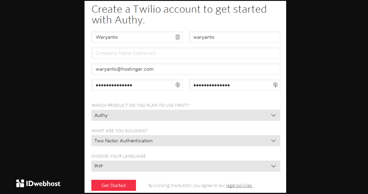 Login WP Aman Dengan Two Factor Authentication