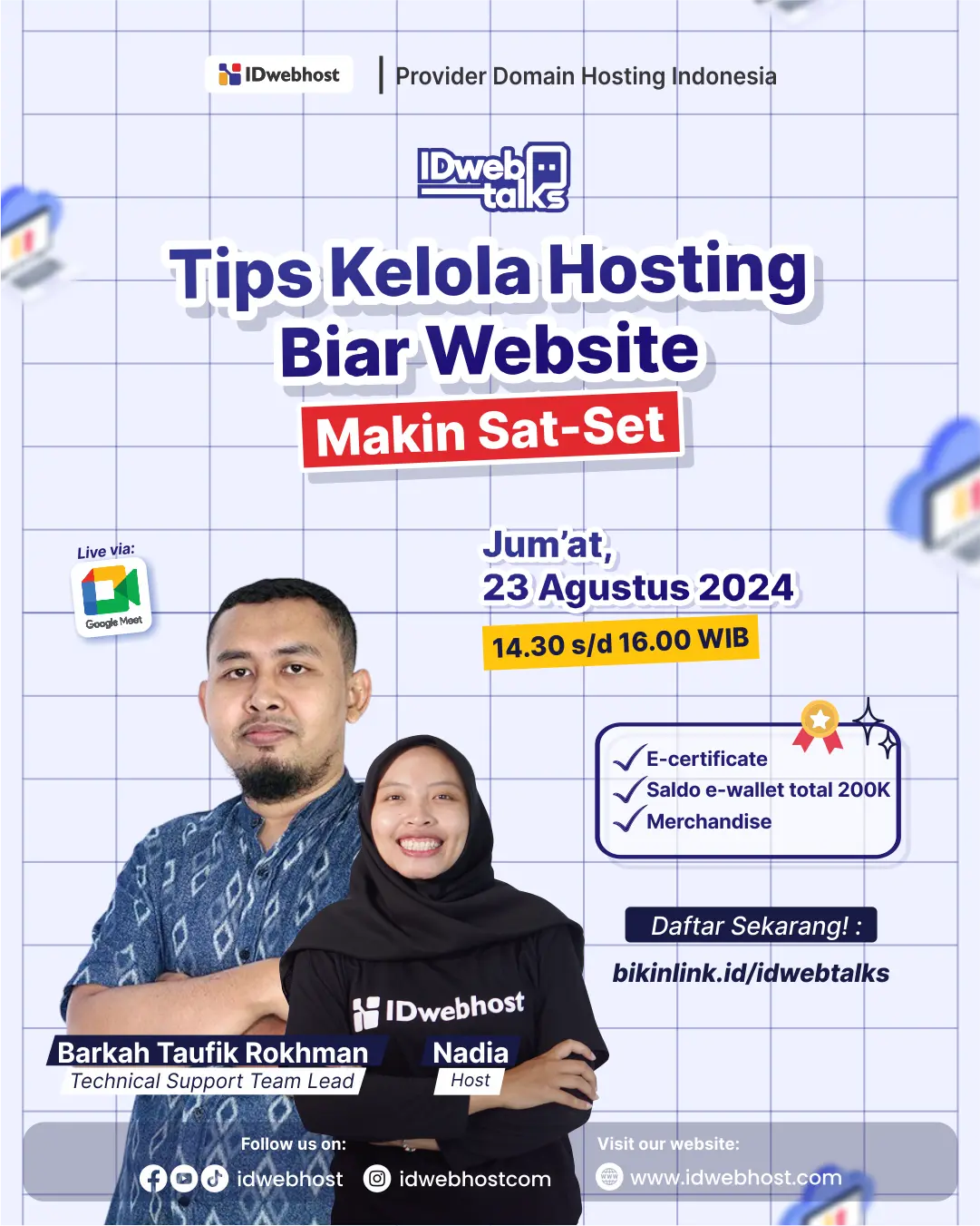 IDwebhost Web Hosting Unlimited Murah Indonesia Cuma Rp24.900