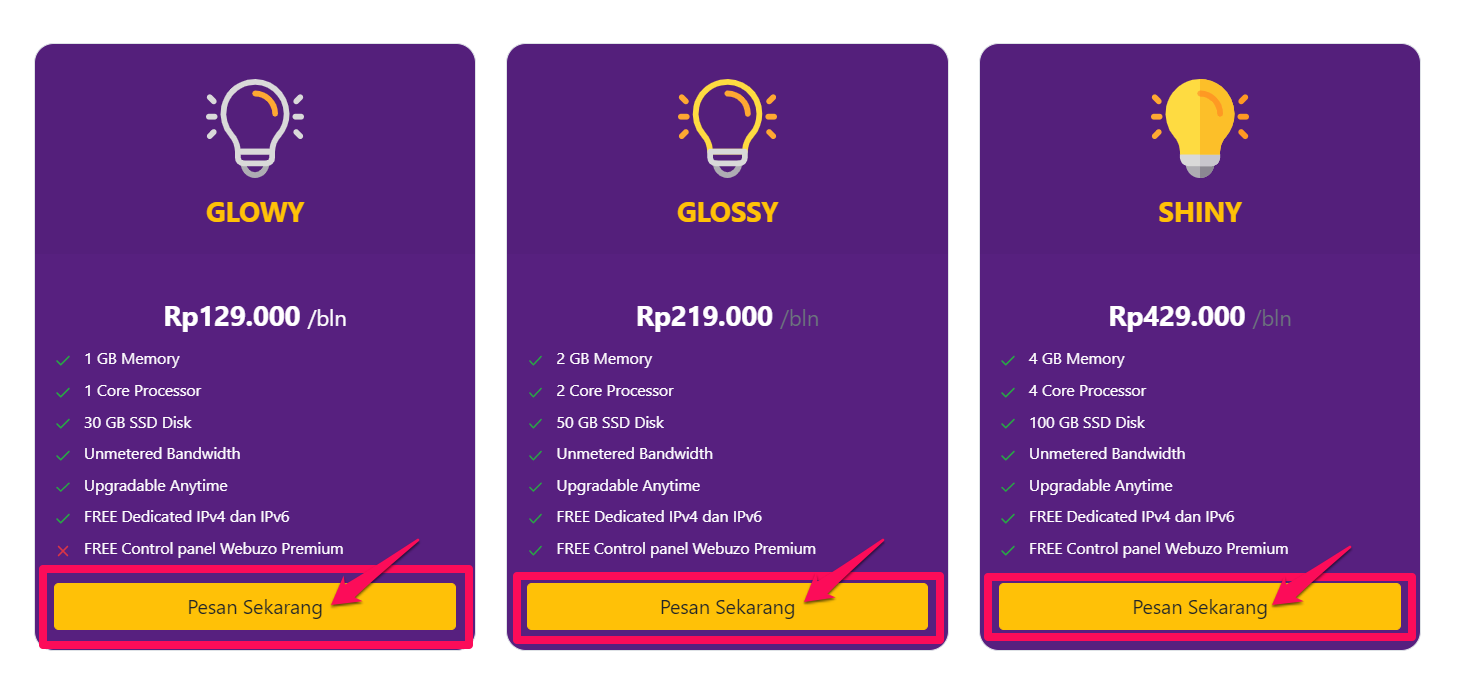Cara Order Layanan Vps Idwebhost