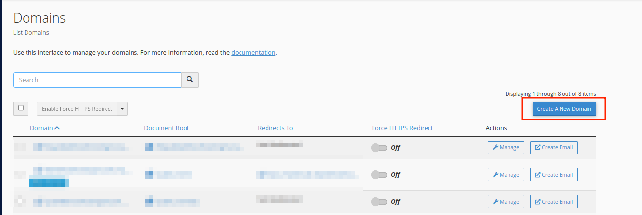 Cara setting addon domain
